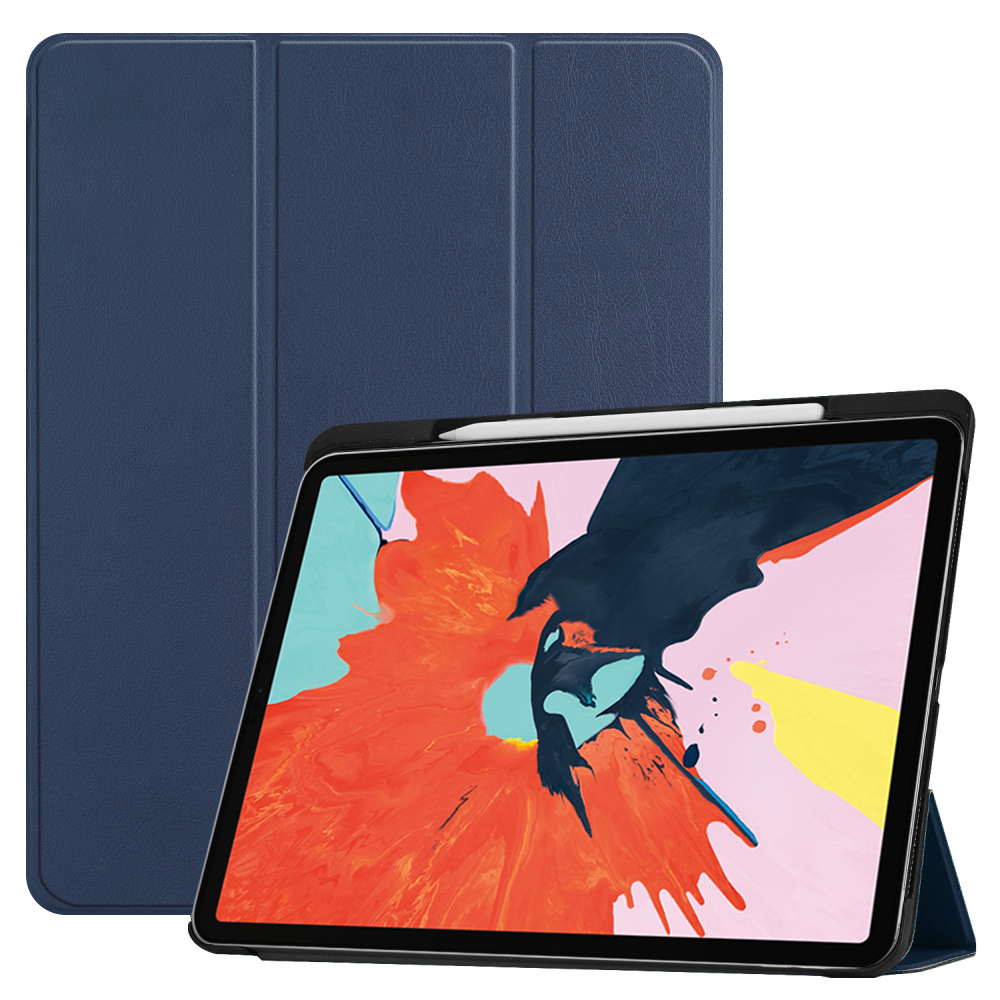 Trifold Smart Case for Apple iPad Pro 12.9-inch (3rd Gen) (Blue)